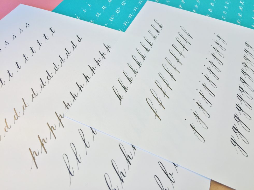 Worksheets | Kallialitheia | Beginner Calligraphy and Beautiful Truth