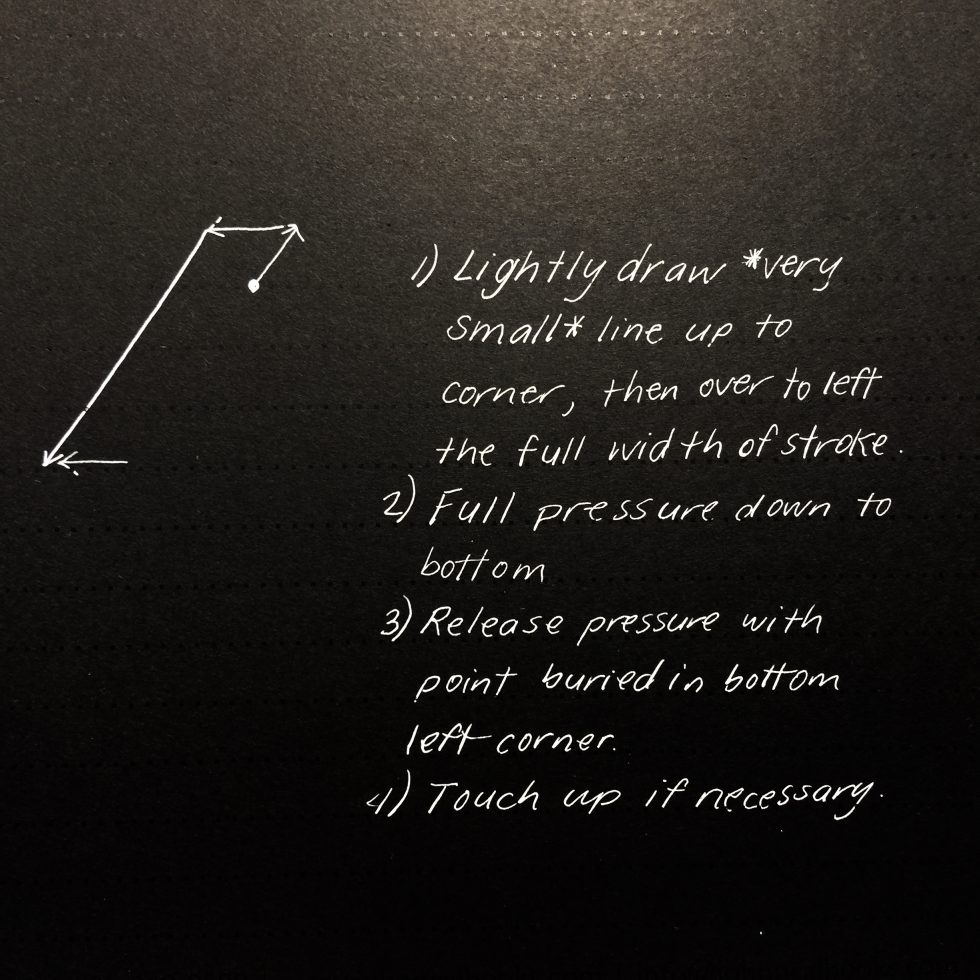 How to Form Square Tops and Bottoms with Copperplate Calligraphy ...