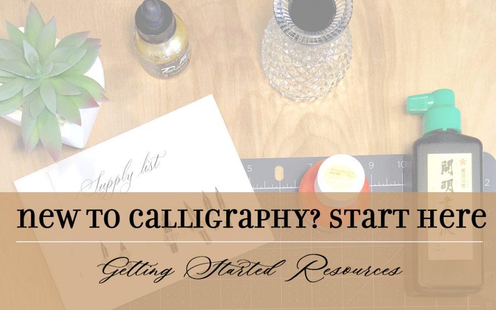 Beginners | Kallialitheia | Beginner Calligraphy and Beautiful Truth